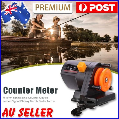 0-999m Fishing Line Counter Portable Fishing Line Depth Finder Fishing ...