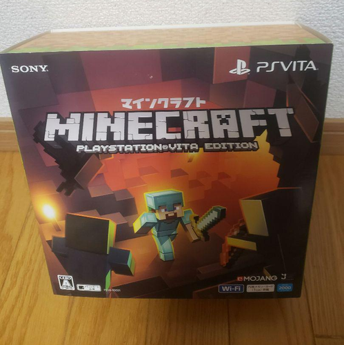 Playstation PS Vita Minecraft Special Edition PCHJ-10031 white Region ...