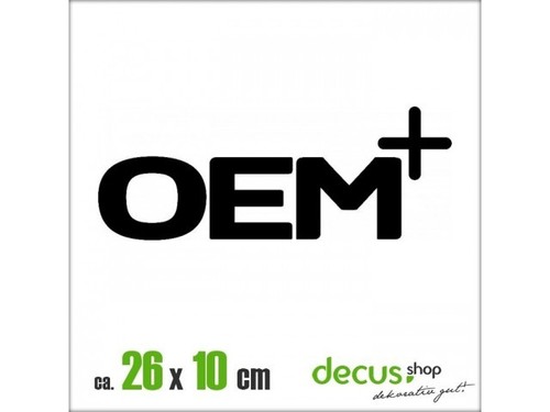 OEM PLUS XL 1431 // Sticker JDM Aufkleber Frontscheibe | eBay.de