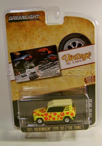 1974 '74 VW TYPE 181 THE THING VINTAGE AD CARS SERIES 8 GREENLIGHT ...