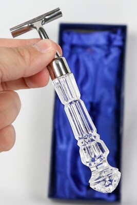 Vintage Waterford Crystal Handle Razor Blade w/ Original Box pre-2000 ...