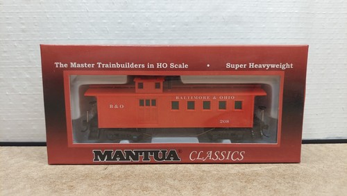HO Scale Mantua Classics B&O OT Wood Caboose #208 | eBay