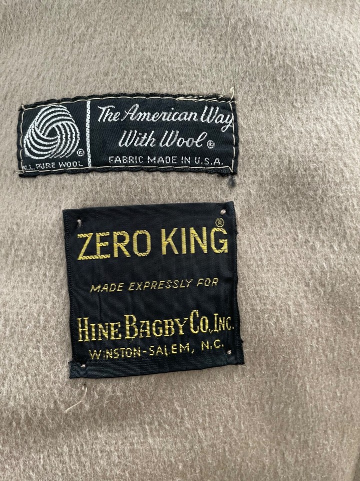 Men's Vintage Zero King Pure Woo Coat | eBay