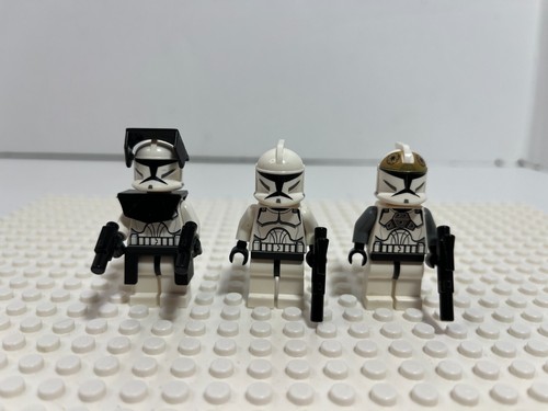 LEGO Starwars: Clone Gunner + Commander + Troop minifigs only from 8014 ...