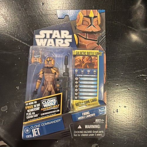 Star Wars 2010 Clone Commander Jet CW38 figure trooper Galactic Battle ...