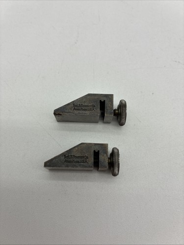 L.S Starrett No. 298 Key Seat Rule Clamps Machinist Tool USA - 2 Pieces ...