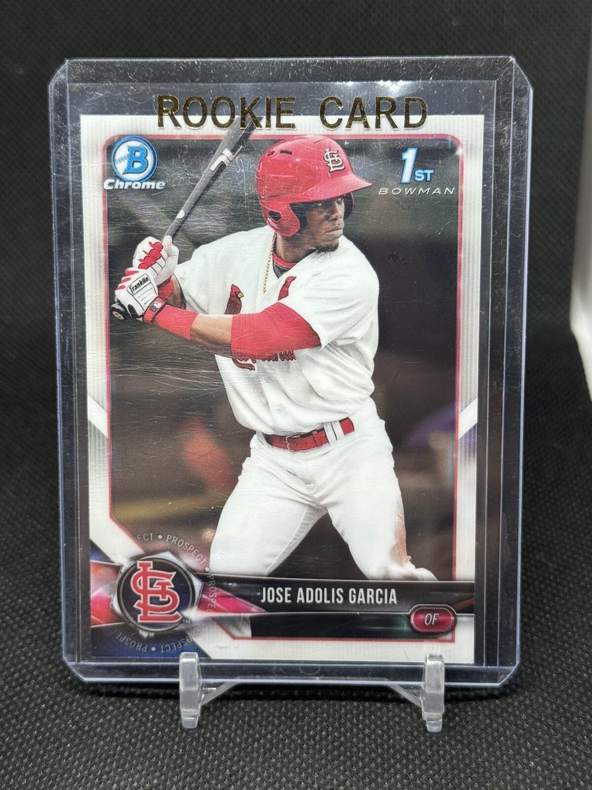 2018 Bowman Chrome Prospects Jose Adolis Garcia 1st Rookie RC #BCP121 ...