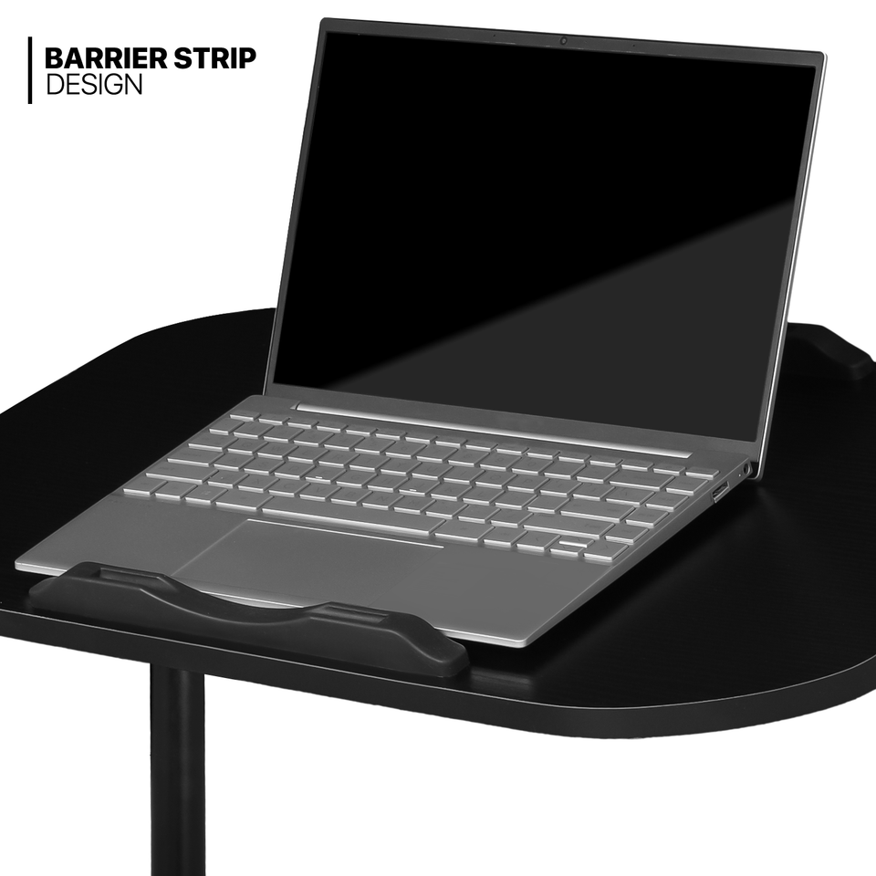 [SWIVEL ROLLING] Laptop Desk Adjustable Height Table Stand Wooden Sofa ...