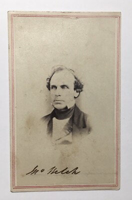 CDV John Welch - Ohio Judge - Signed - 1860s History | eBay