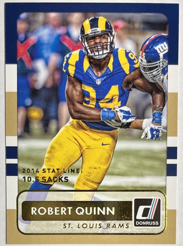 2015 Panini Donruss Stat Line Season 85/105 Robert Quinn #152 Las ...