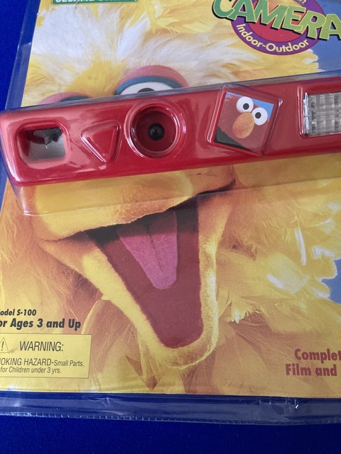 Vintage 1998 Sesame Street Elmo 110 Flash Camera Model S-100 for sale ...