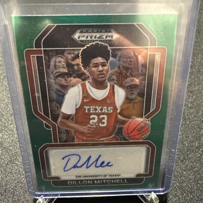 2022 Panini Prizm Dillon Mitchell Draft Picks Basketball GREEN PRIZM ...