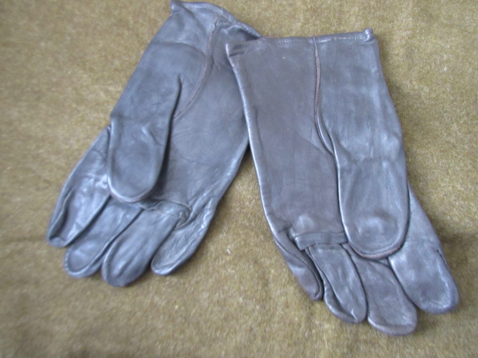 Genuine US Army Leather Gloves Gloves Glove Shell Leather M-1949 Gr4 ...