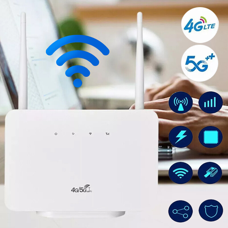 4G LTE Mobile WiFi Hotspot 5G Unlocked 300Mbps 4G LTE Router With SIM ...
