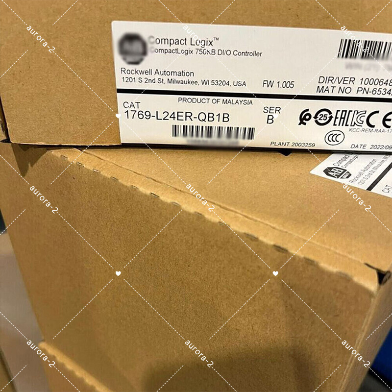 Allen Bradley New 1769-L24ER-QB1B 750KB DI/O Controller Sealed ...