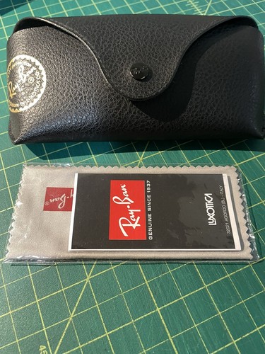 Ray-Ban soft case with cleaning cloth and booklet | eBay