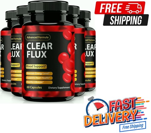 (5 Pack) Clear Flux Pills, ClearFlux Blood Cleanse, Blood Support Formula | eBay