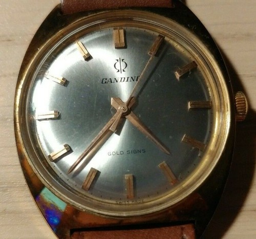 Orologio vintage Candino Gold Signs, Movimento ETA 2390 funzionante ...
