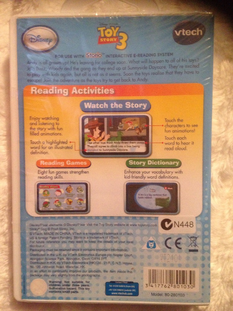 Vtech Storio Toy Story 3 Game Brand New In Sealed Pack | eBay