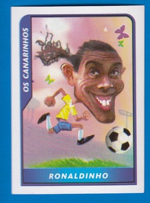 sticker RONALDINHO Brazil Barcelona FIFA WC Germany Football fan 2006 ...