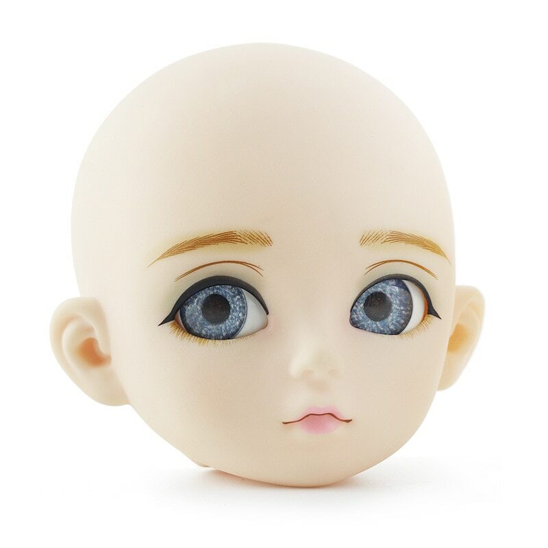 Ball Jointed Doll Head DIY Makeup For 60cm Doll BJD Blank Head New ...