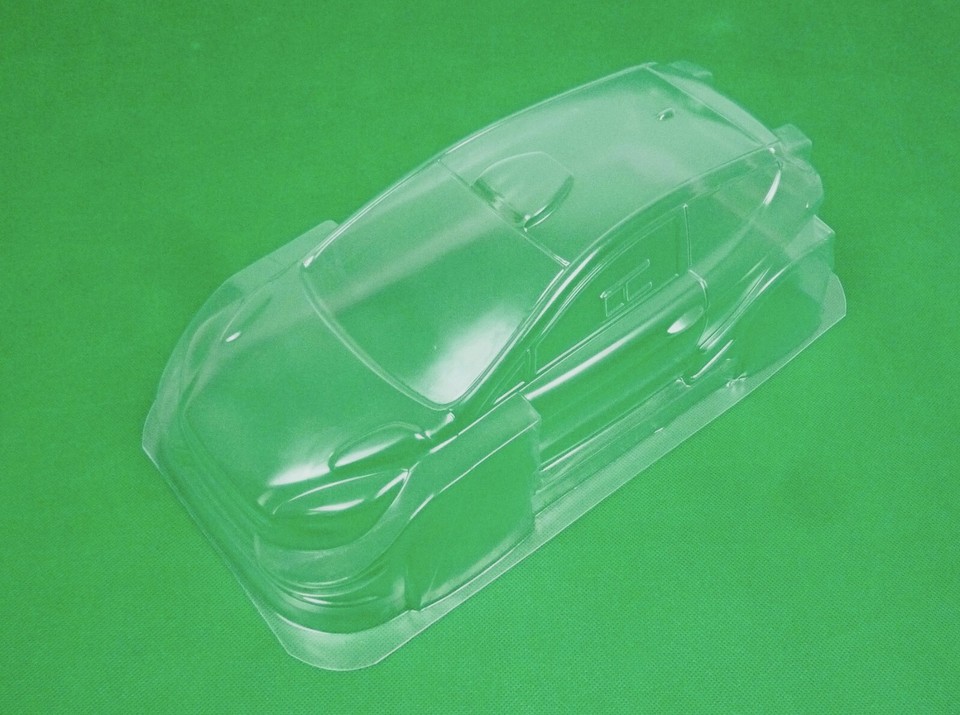 Clear Body Shell - 1:12 Rockstar Ford Fiesta Rally for 1:10 RC M Series ...