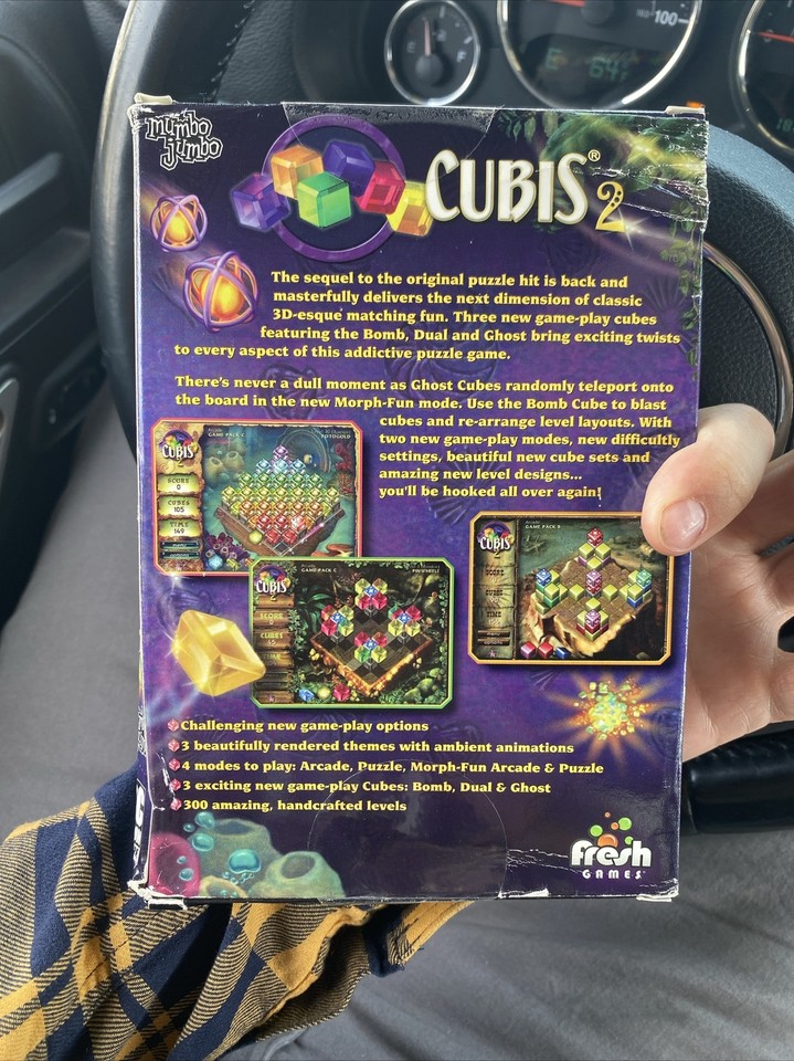 Cubis 2 - Mumbo Jumbo Windows PC GAME, 2006 Windows Big Box ...