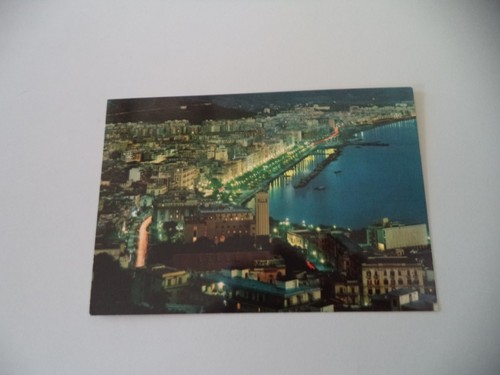 CARTOLINA POSTCARD SALERNO PANORAMA DI NOTTE - ANNI '70 | eBay