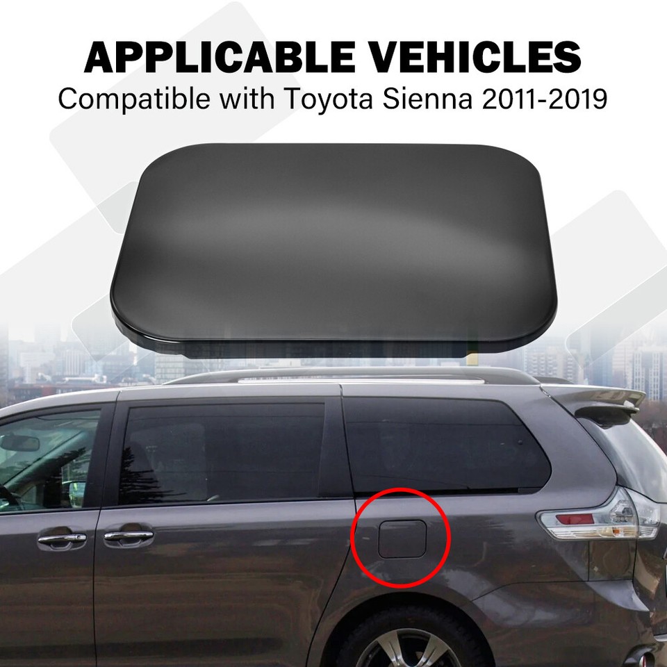 77350-08020 Fuel Filler Tank Cover Door Lid Gas Cap for 2011-2019 ...
