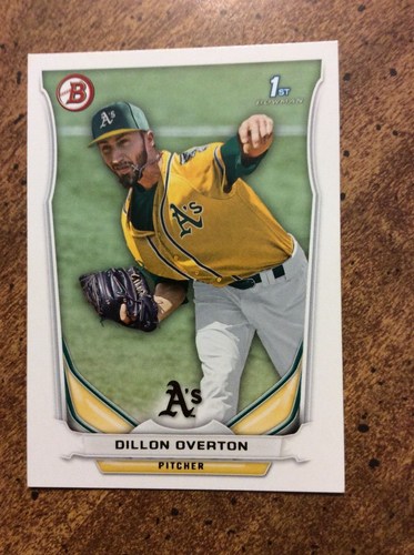 2014 Bowman 1st BP60 Dillon Overton, Athletics nm | eBay
