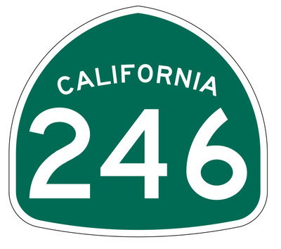 California State Route 246 Sticker Decal R1299 Highway Sign | eBay