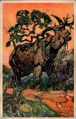 African Rhinoceros, Durham Life Insurance Company, Trade Card | eBay