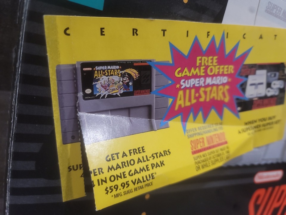 Super Nintendo Super Set CIB Complete Console RARE SNES Variant ...