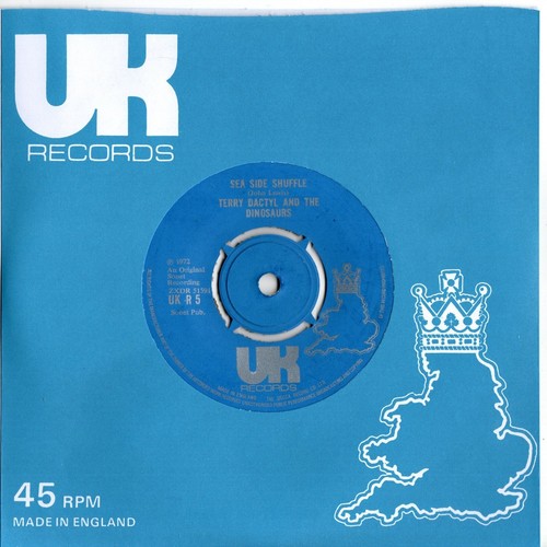 Terry Dactyl And The Dinosaurs - Sea Side Shuffle (7" Single 1972) EX ...