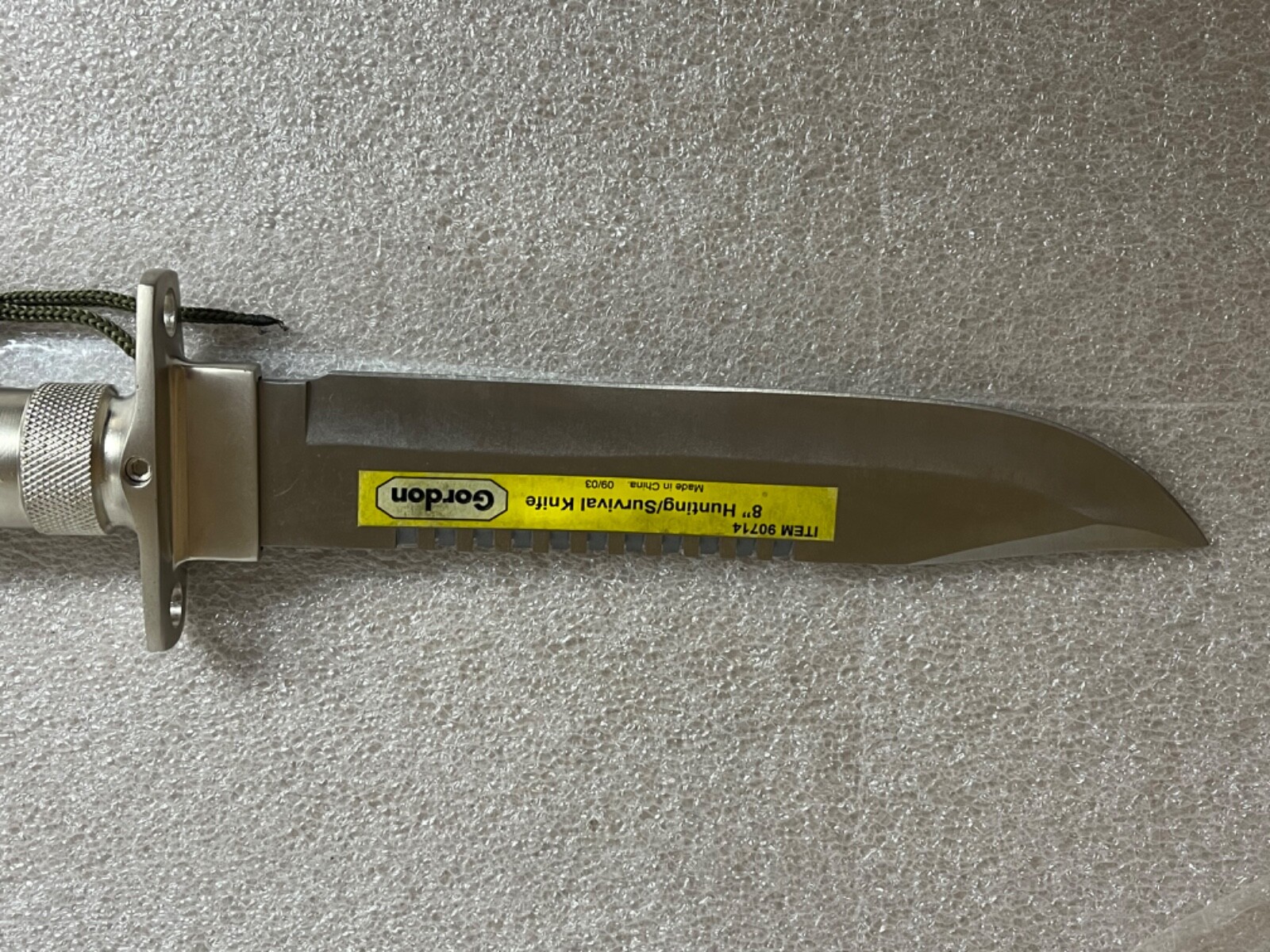 GORDON 8 INCH SURVIVAL HUNTING BOWIE KNIFE 90714 A2 | eBay