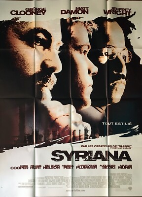 Affiche Cinéma SYRIANA 120x160cm Poster / George Clooney / Matt Damon ...