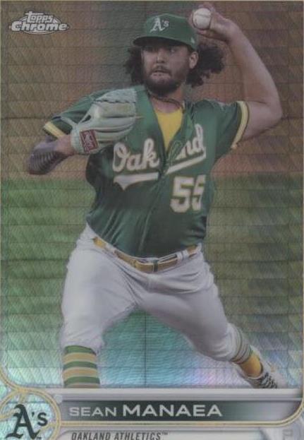 2022 Topps Chrome Sonic - Sean Manaea #217 Prism Refractor for sale ...