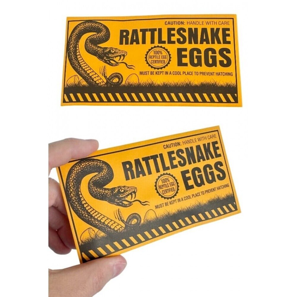 3 RATTLESNAKE EGG PRANK ENVELOPES - Funny Joke Gag Noise Maker Trick | eBay