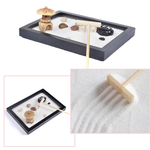 Desktop Meditation Zen Garden for Desk Office Decor Zen Sand Garden ...