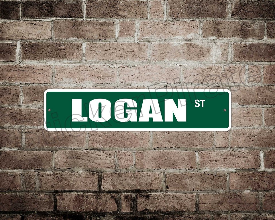 *Aluminum* Logan 4" x 18" Metal Novelty Street Sign SS 2373 | eBay