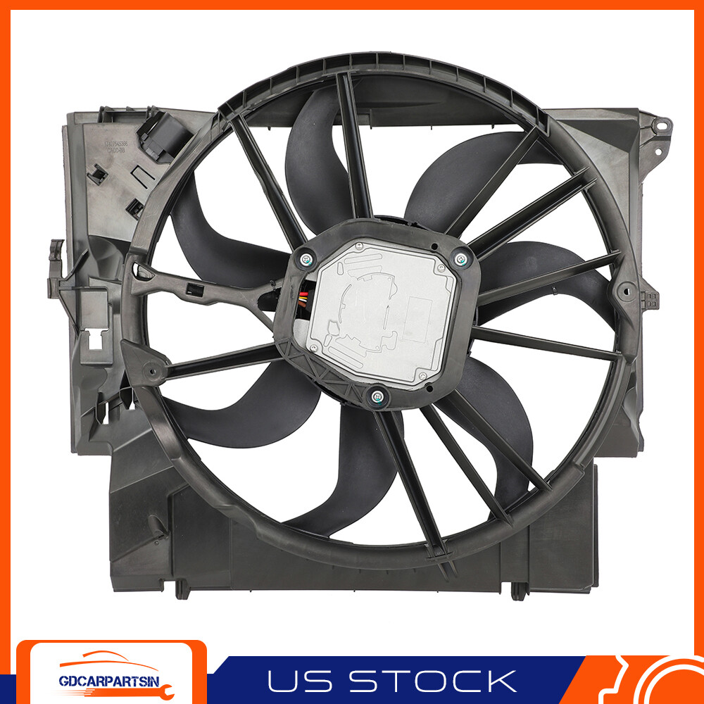 For BMW 135I 335D 335I 335IS Z4 2009-2016 Radiator Cooling Fan Assembly ...