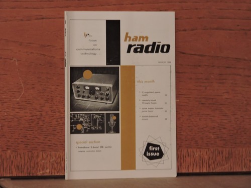 HAM RADIO MAGAZINE, FIRST ISSUE, MArch of 1968 | eBay