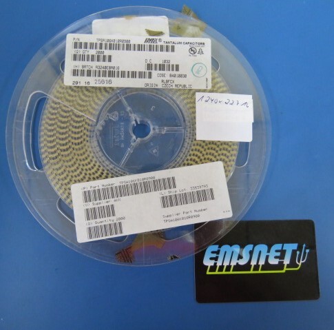 AVX TPS A 106 K 010 R 0900 Qty of 100 per Lot Cap Tant Solid 10uF 10V A ...