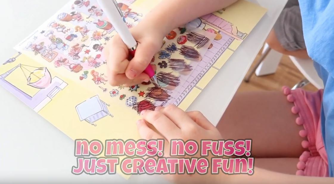 Scribble Down - Pirate Treasure - Kids Rub Down Picture Transfer Pack ...