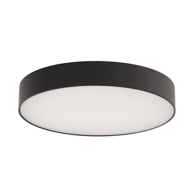 WAC Round 1Lt LED 5" Edgeless Slim Flush Mount, Black/White - FM-240505 ...