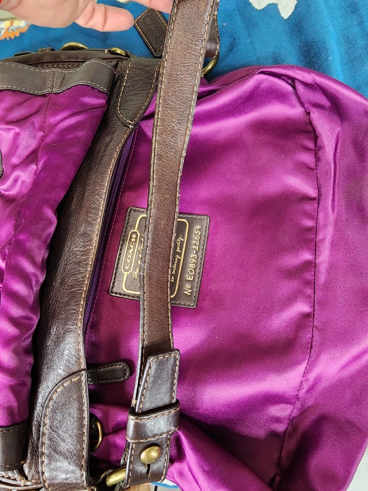 Vntg Coach Legacy Garcia Leather Hobo Bag LTD YT2 Brown Buckle Flap ...
