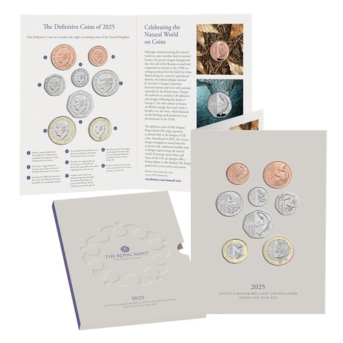 Royal Mint 2025 UK Brilliant Uncirculated Definitive Coin Set Highly ...