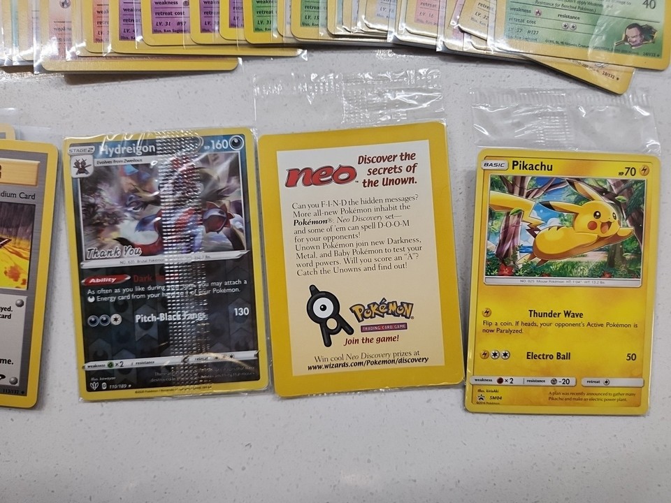 Gym Challenge Pokémon Lot & Sealed Promo Entei Pikachu Hydreigon | eBay