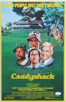 Chevy Chase Signed/Autographed 11x17 "Caddyshack" Movie Poster JSA ...