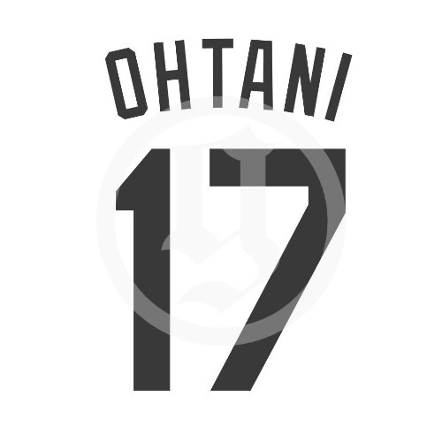 Shohei Ohtani #17 - 5" - Black - Sticker (Vinyl Decal) - Los Angeles ...